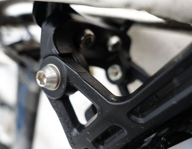 Rear mounted bottle cages