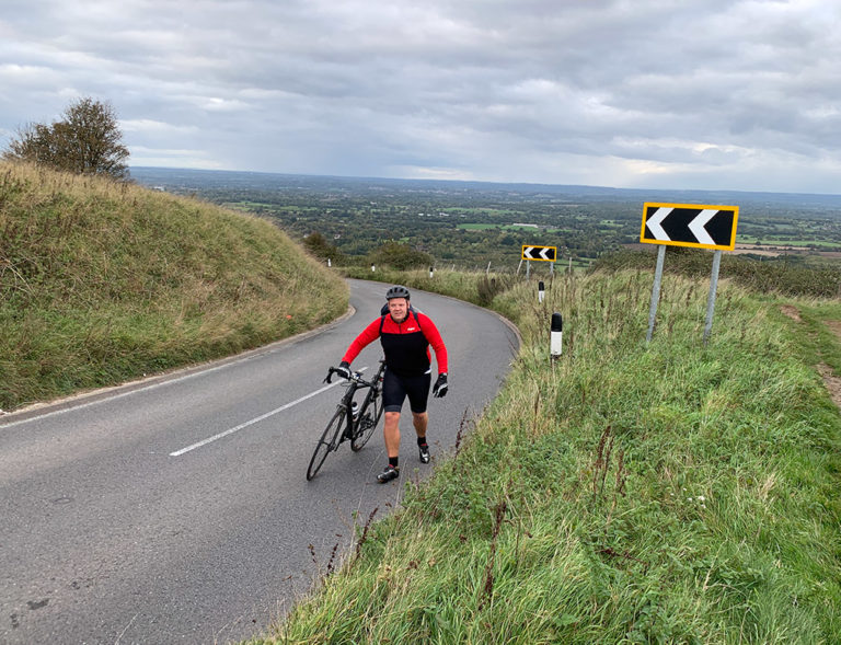 Ditchling Beacon - Cycling uphill